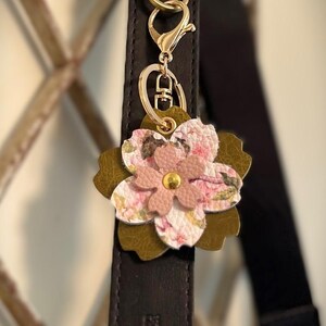 Cherry Blossom Keychain or Purse Charm--large - Etsy