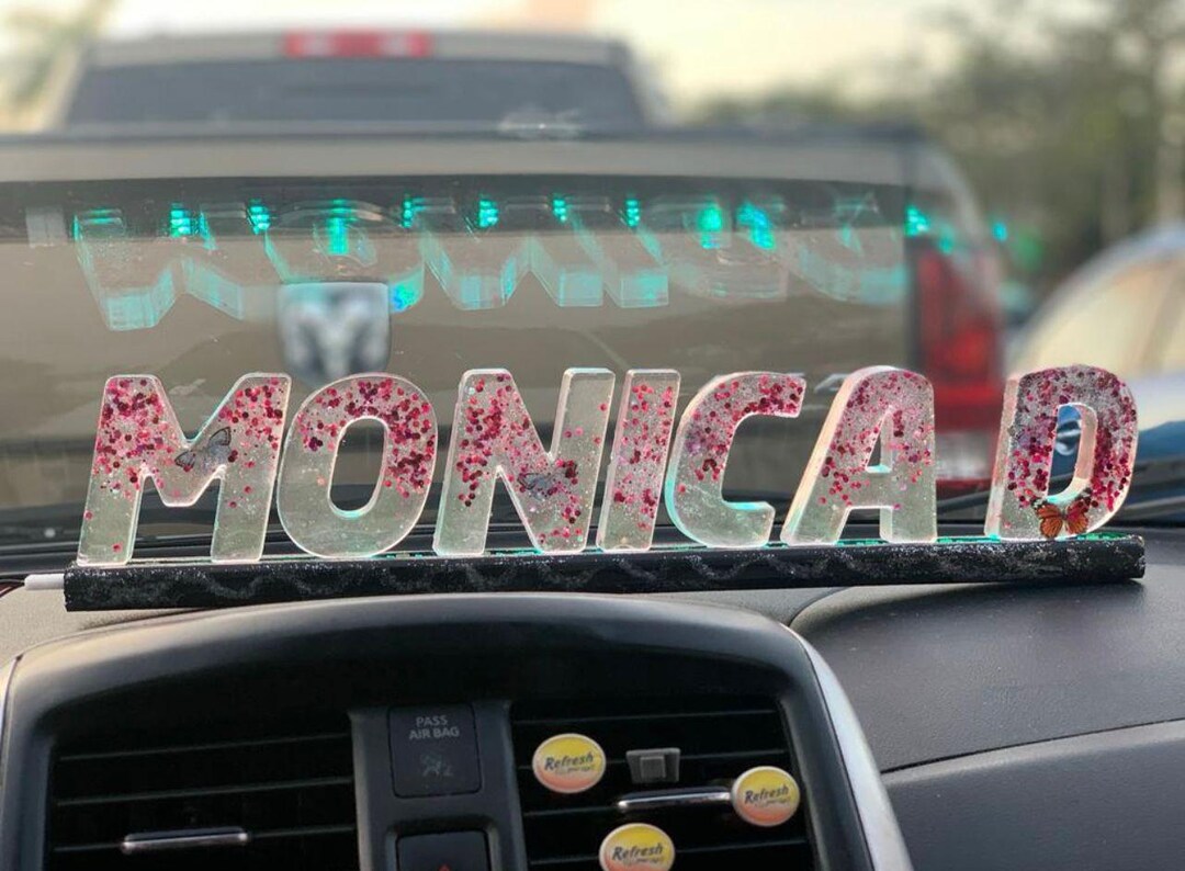 Personalized Name Led Light Epoxy Resin - Etsy