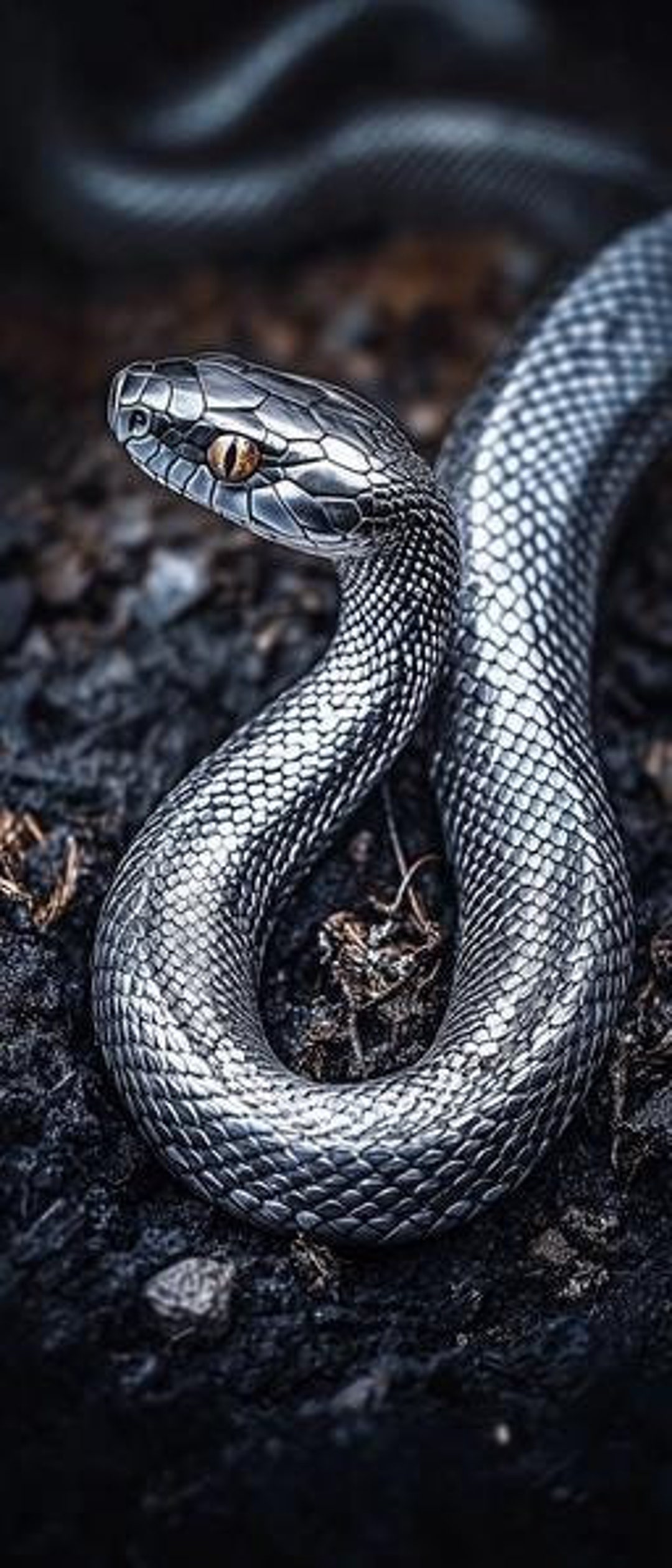 Chrome Snake - Etsy