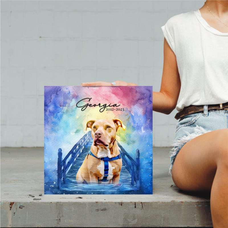 Pet Portrait Memorial - Etsy