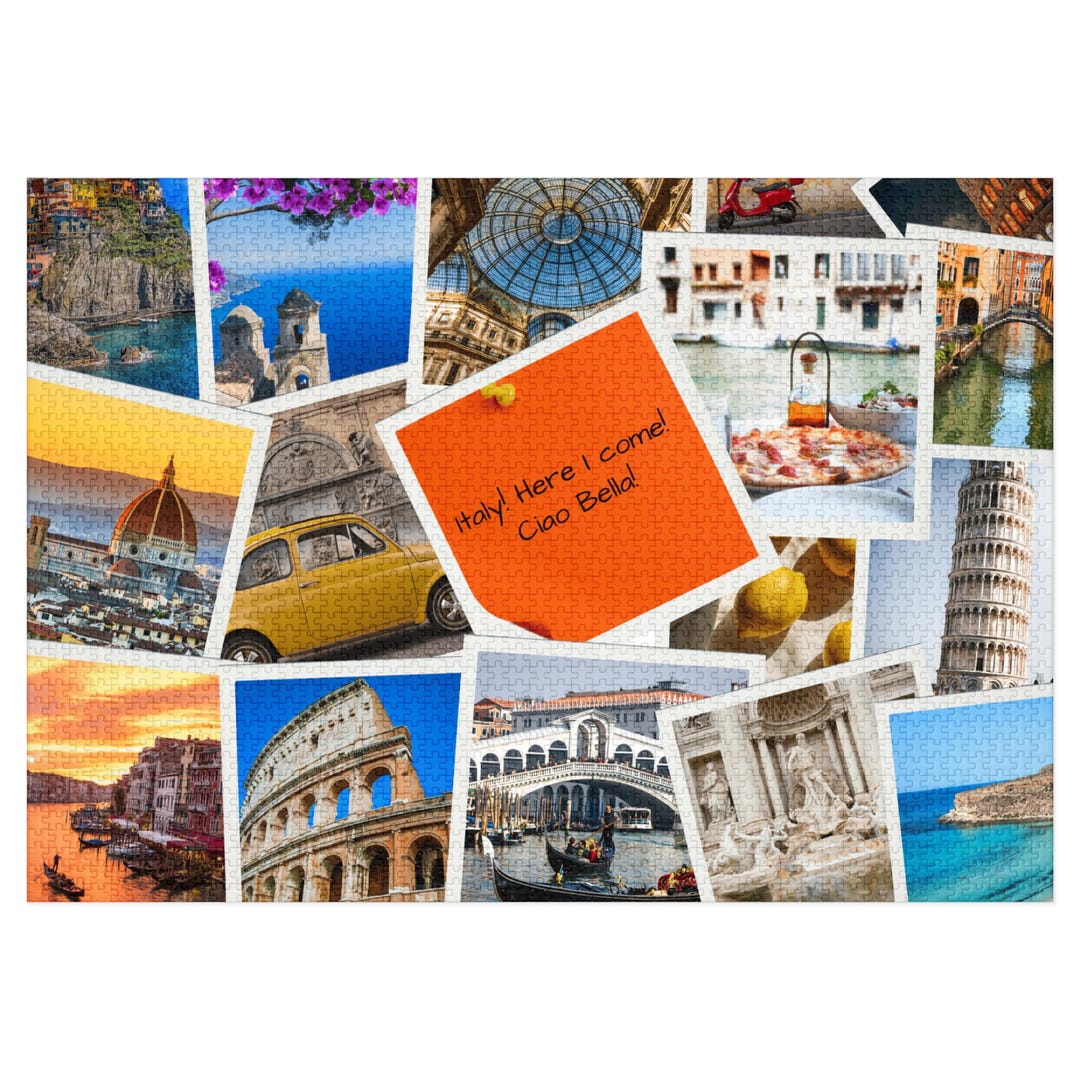 Wander & Wish - Italy Puzzle | Custom Travel Vision Board | Surprise ...