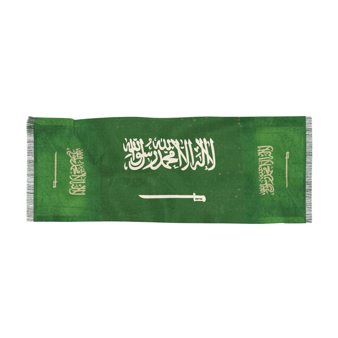 Saudi Arabia Flag - Lightweight Scarf - Fashion Wrap for Travel and ...