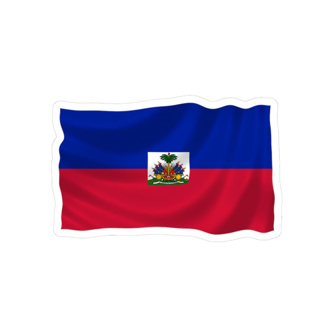 Haiti Flag Kiss-cut Stickers | World Cup Decor and National Pride - Etsy