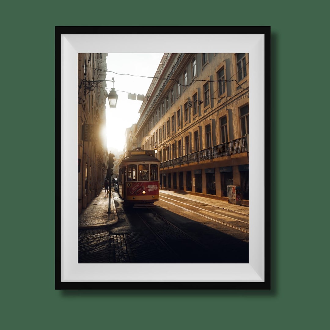 Real Photo, Lisbon Photo Print, Lisbon Tram Wall Art, Lisbon Wall Decor ...
