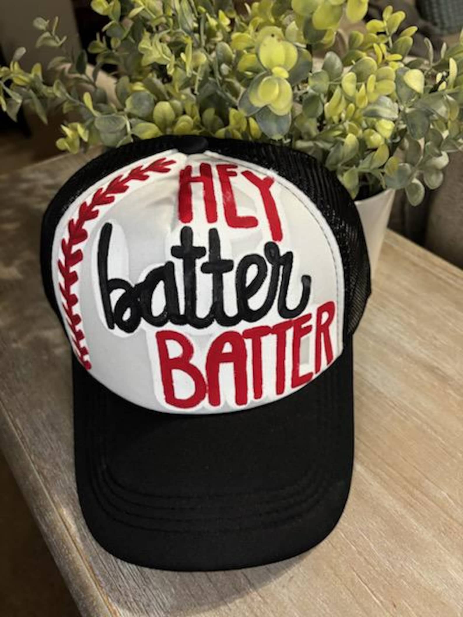 Handpainted Trucker Hats - Baseball / Softball - Etsy