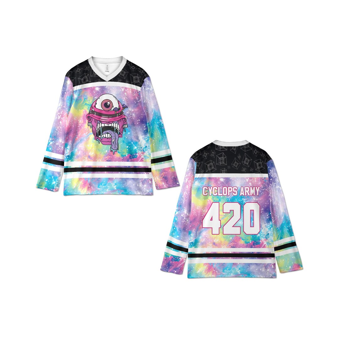 Subtronic Rave Hockey Jersey, Festival Outfit - Etsy