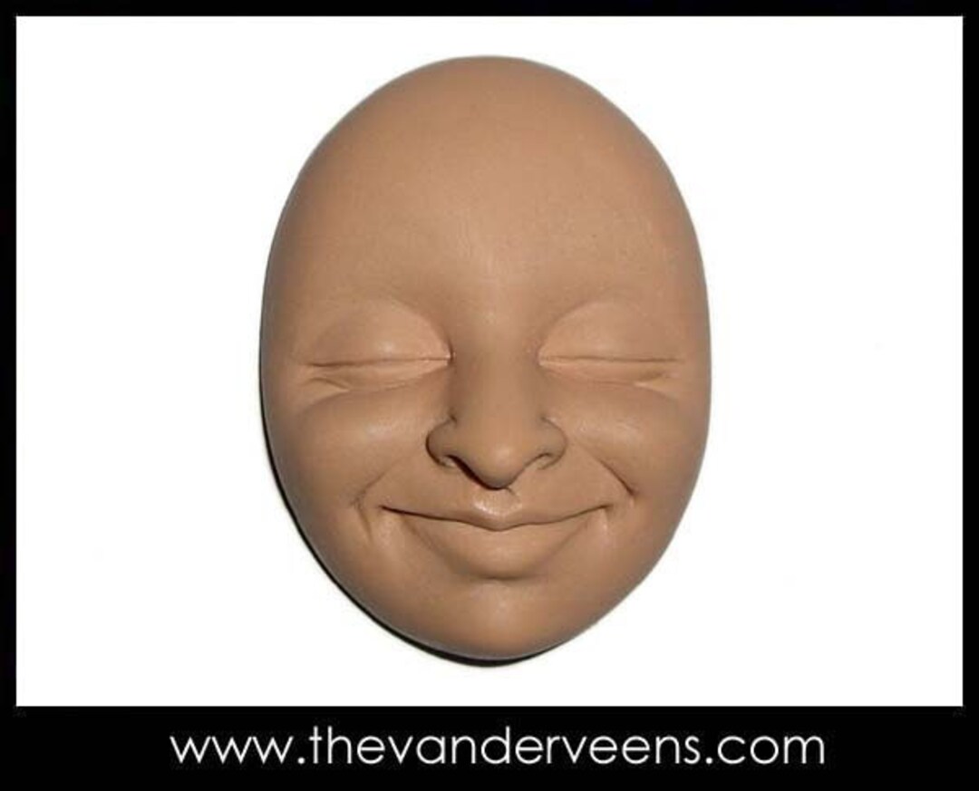 Mold No.26 (oval Face-smiling) by Veronica - Etsy