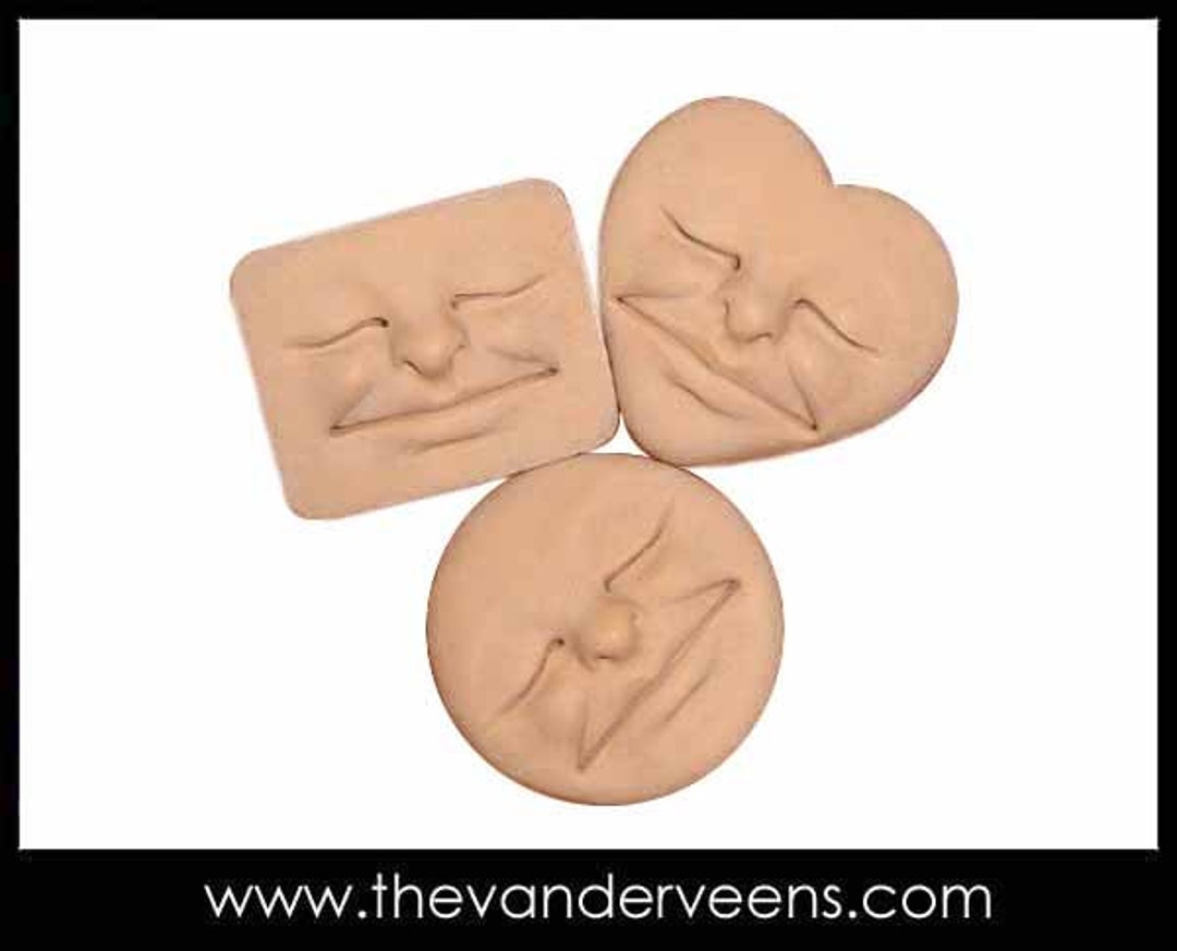 Molds No.7 (face-3 Different Shapes-(happy and Smile) by Veronica - Etsy