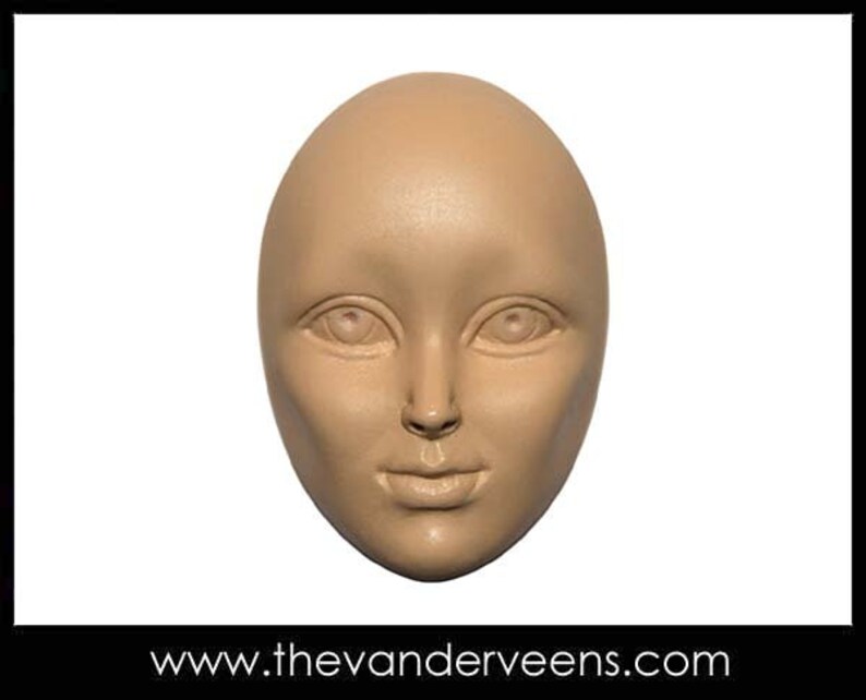 Mold No.176 (face-high Cheekbone With Opend Eyes) by Veronica Jeong - Etsy