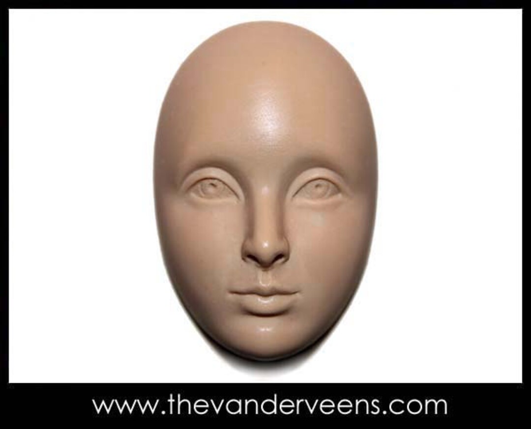 Mold No.96(face- With Opend Eyes) by Veronica Jeong - Etsy