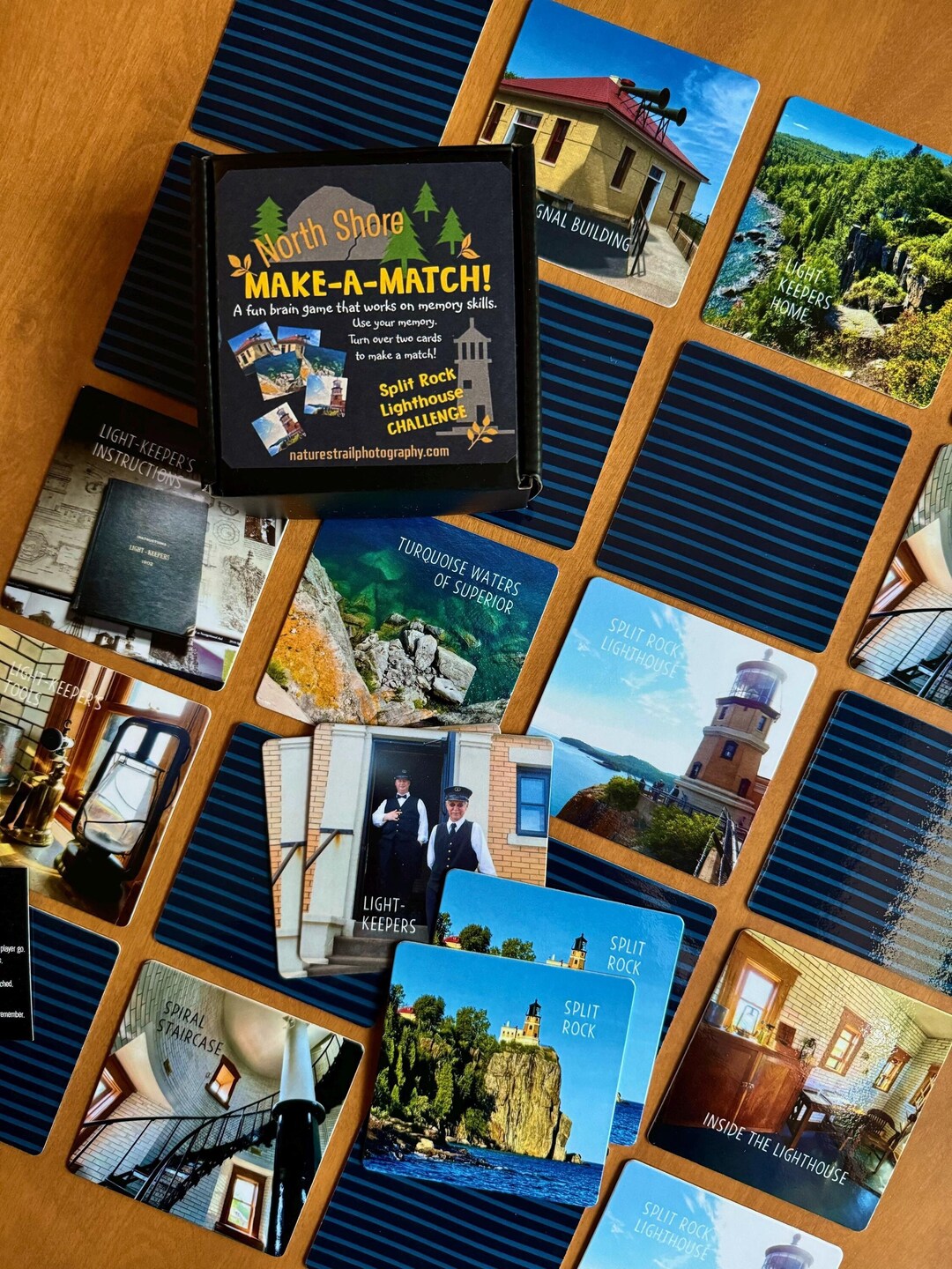 North Shore MAKE-A-MATCH! Game - Split Rock Lighthouse CHALLENGE - Etsy