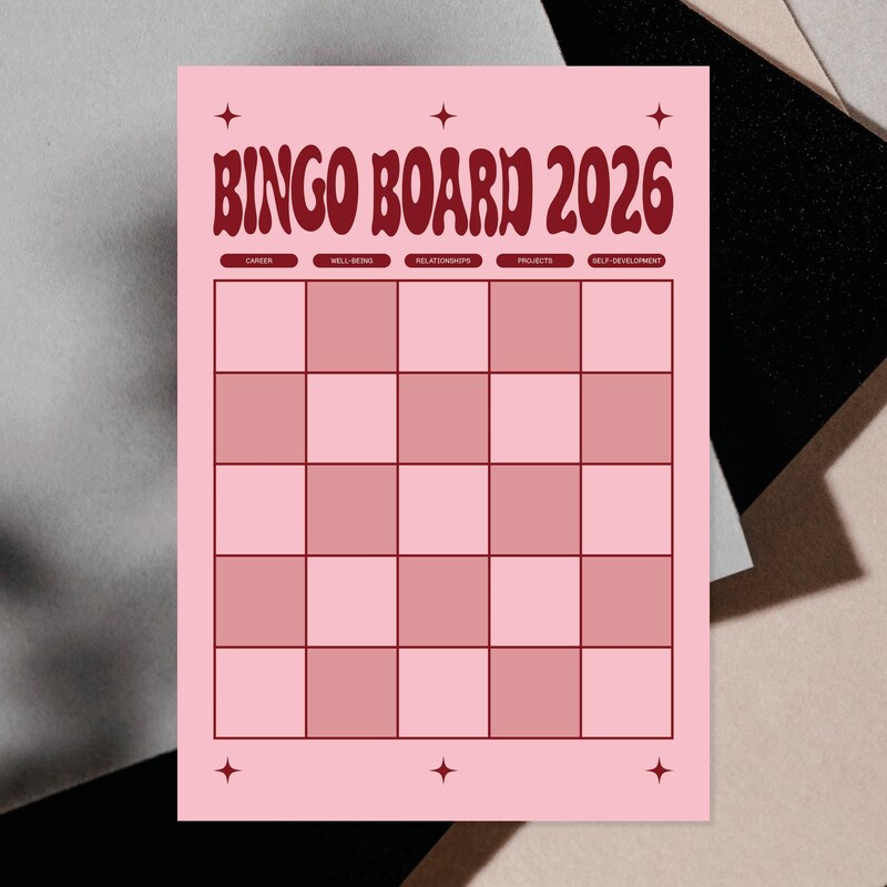 My 2026 Bingo - Etsy