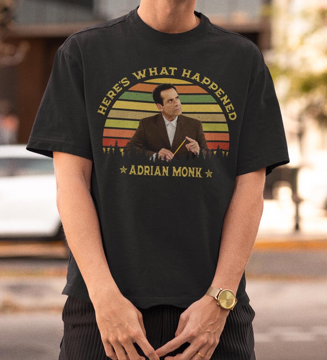 Here's What Happened Shirt, Monk the Tv Show Shirt,monk Tv Series,monk ...