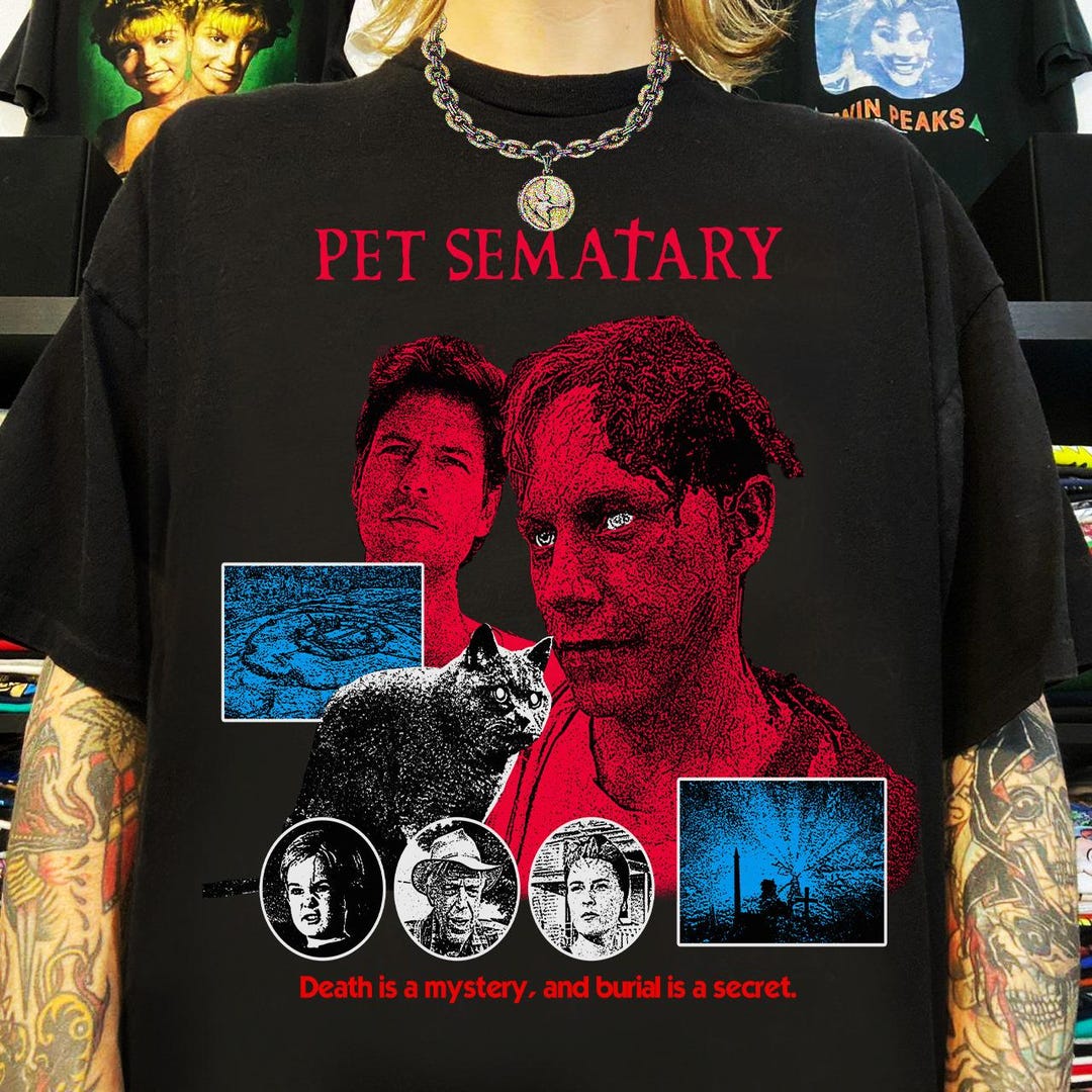 Stephen King's Pet Sematary 1989 Shirt ,80s Horror Shirt,retro Movie ...