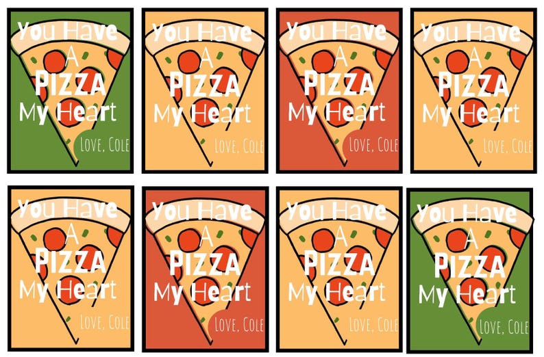 You Have A Pizza My Heart - Gift Tag - Etsy