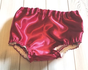 Baby Boy RED Satin Diaper Cover Bloomers 0-3 Months Thru 24 | Etsy