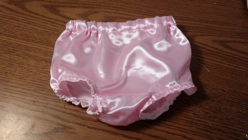Baby Girl Pink Satin Diaper Cover Bloomers 0-3 Months Thru 24 | Etsy