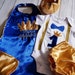 Royal Blue Gold 1st 2nd Birthday Prince King Royalty Crown Satin Cape ...
