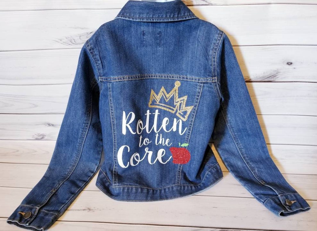 Rotten to the Core Upcycled Denim Jacket – Custom Children’s Place ...