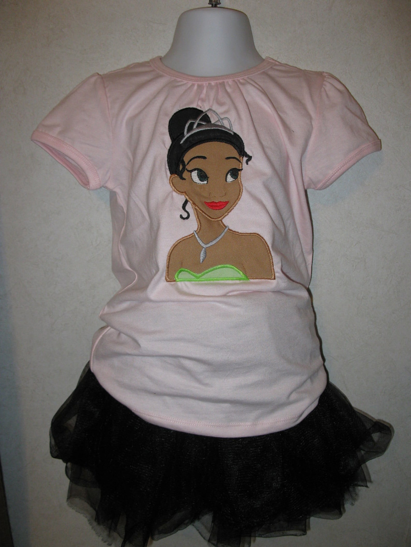Princess Tiana Birthday Outfit – Custom Made Shirt or Onesie With ...