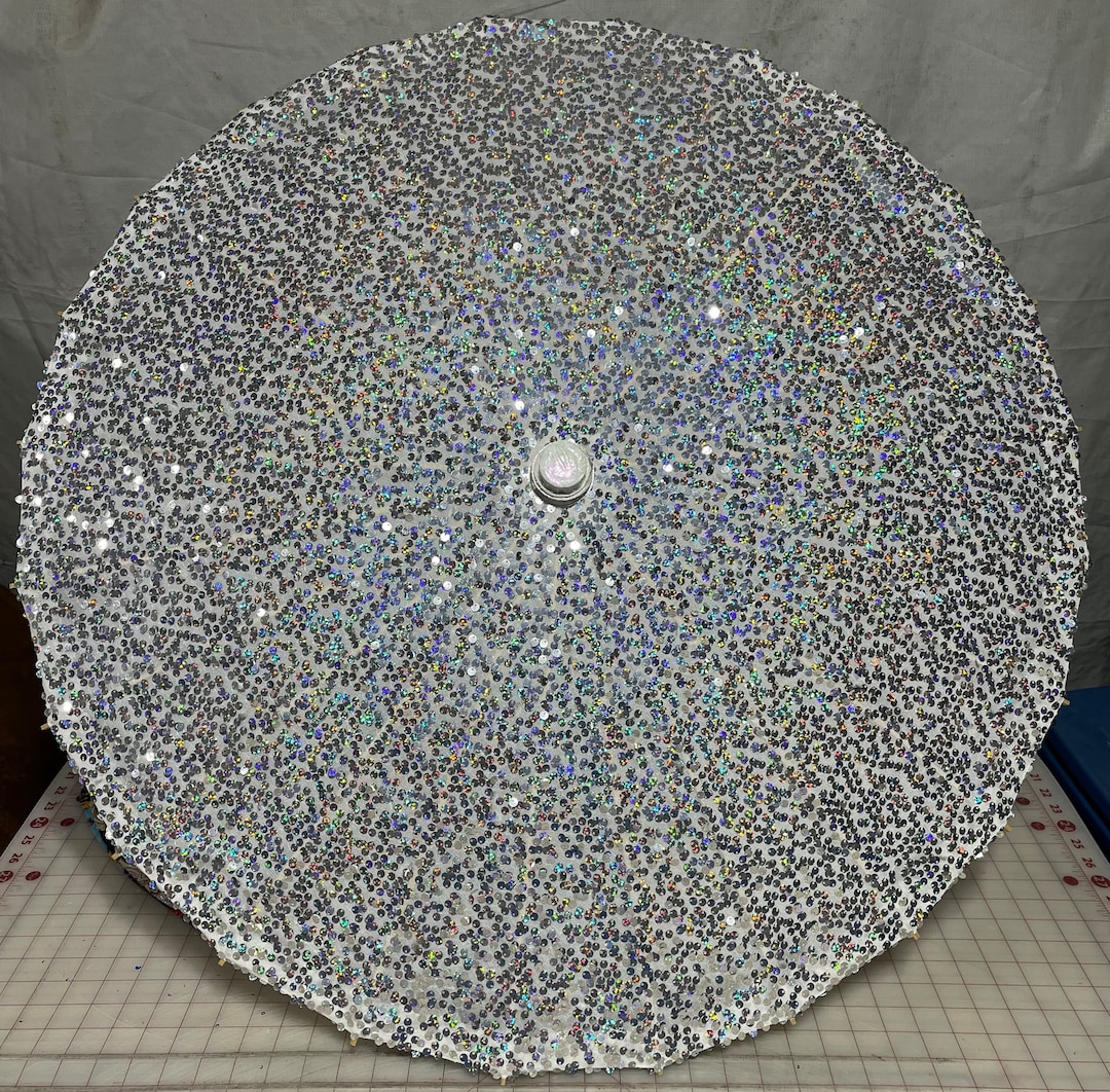 Silver Reflective Sequin Parasol - Etsy