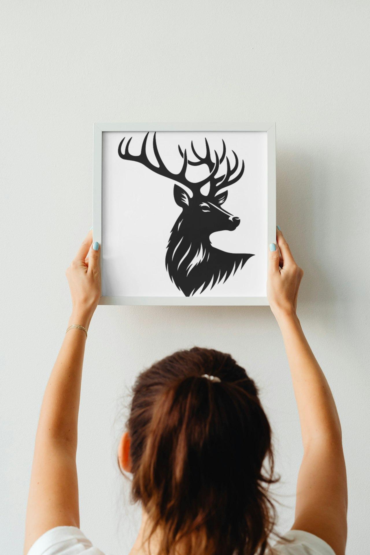 Deer Svg Bundle, Deer Clipart, Deer Svg Cut Files for Circut, Deer ...