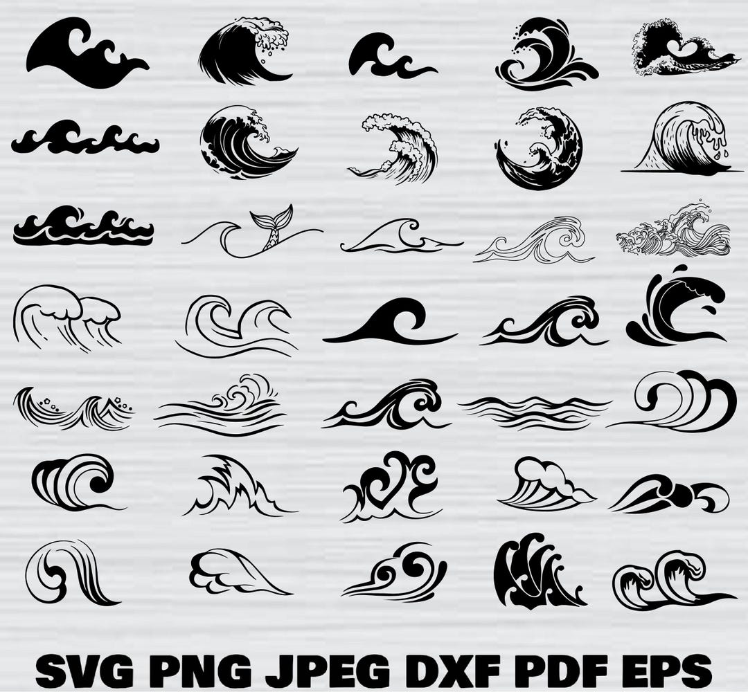 Wave Svg Bundle, Waves Svg, Summer Svg, Waves Cut Files for Circut ... Wave Svg Bundle, Waves Svg, Summer Svg, Waves Cut Files for Circut ...