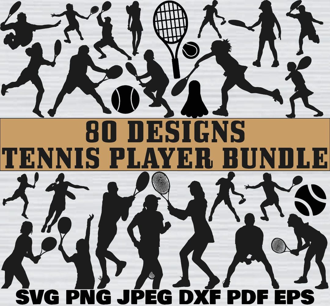Tennis-Svg-Bundle, Tennis-Sport-Svg, Tennis-Clipart, Tennis ...