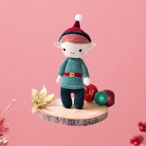 Clement the Amigurumi Christmas Elf Crochet Pattern - Etsy