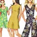 1960s Simplicity 8146 sz 8 B31.5 Misses Jumpsuit Pantdress Mini Culotte ...