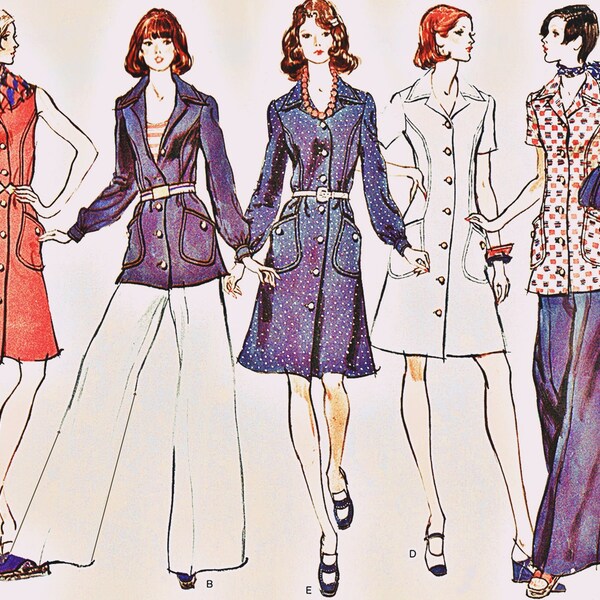 70s Vintage Vogue Sewing Pattern - Etsy