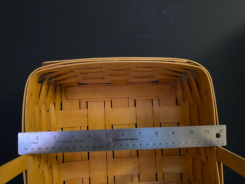 Longaberger Pie Basket With Red Plaid Liner and Protector - Etsy