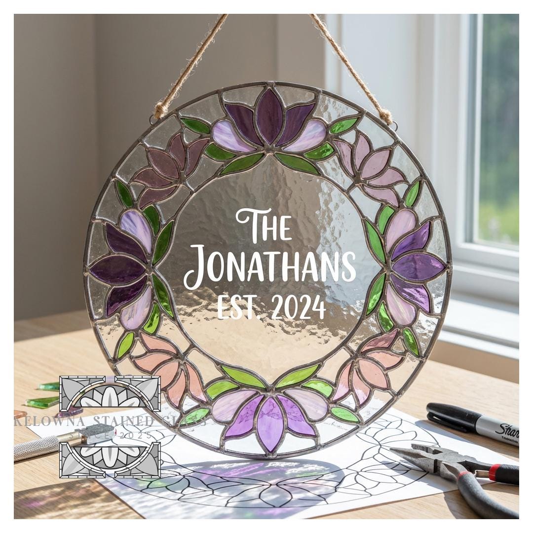 Stained Glass Wedding Pattern - Etsy