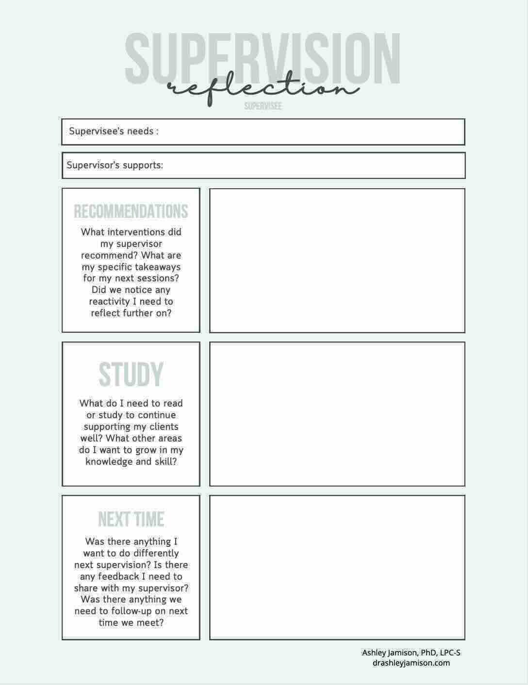 Clinical Supervision: A Quick Guide - Etsy