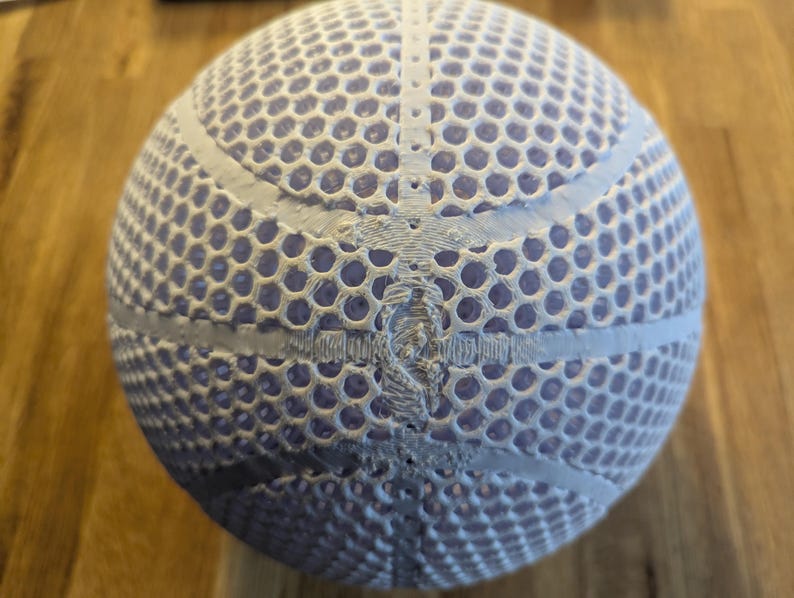 3D Printed Airless Basketball Women's Regulation Size, White - Etsy
