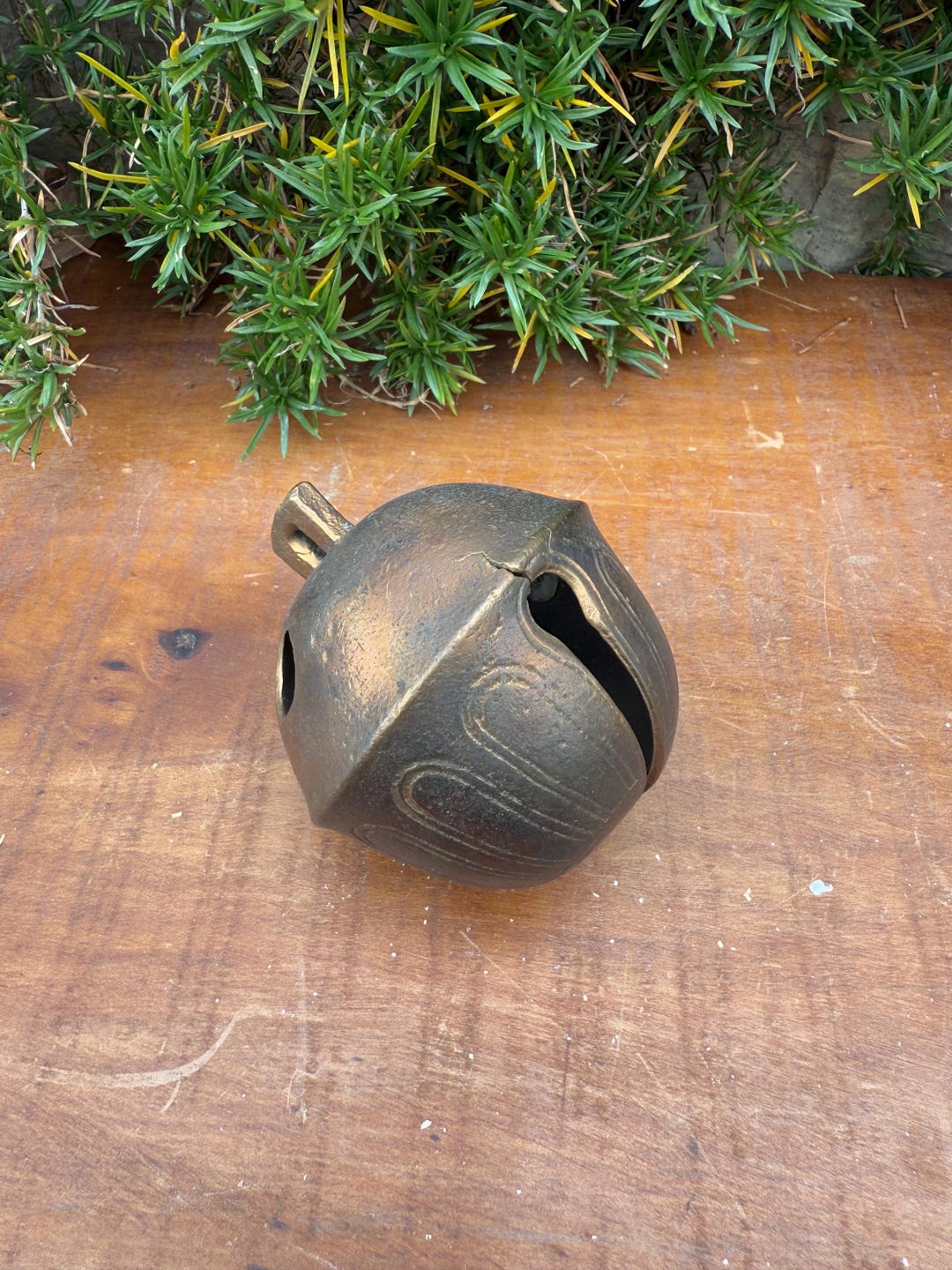 Antique Brass Crotal Bell 3-inches - Etsy