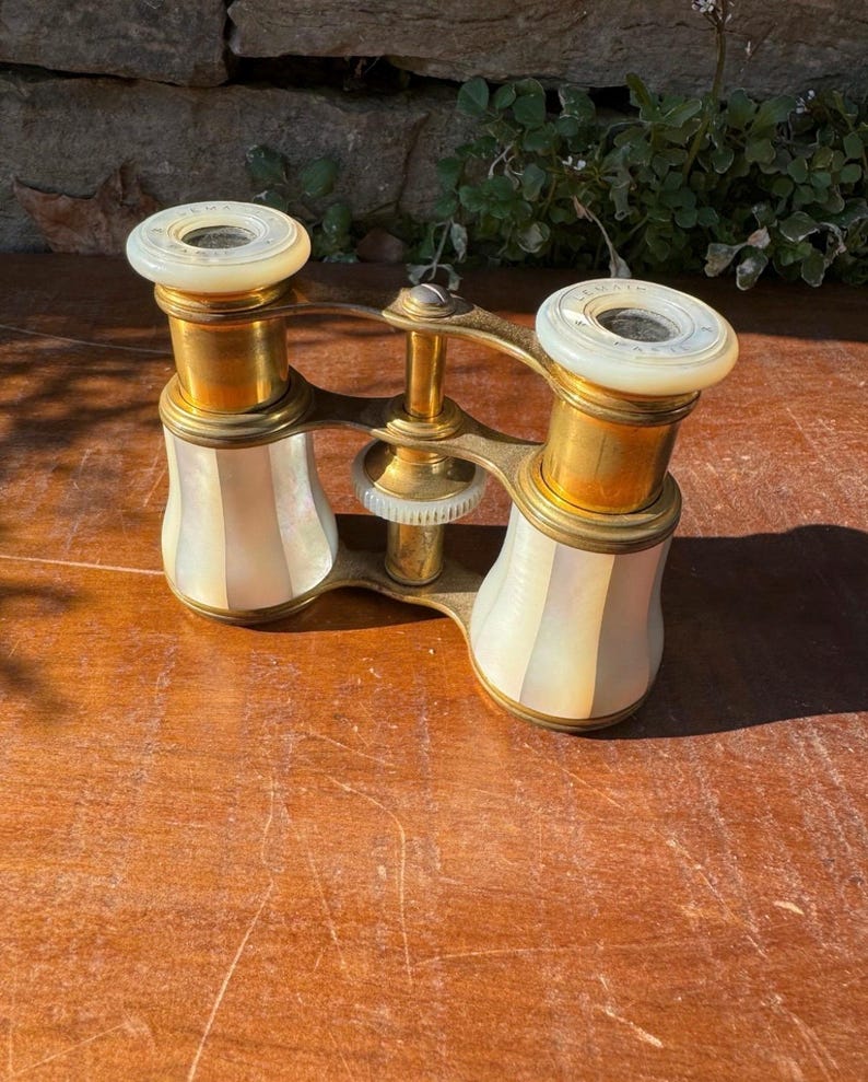 Antique Late 19th Century Lemaire Fi Paris Mother of Pearl Opera ...