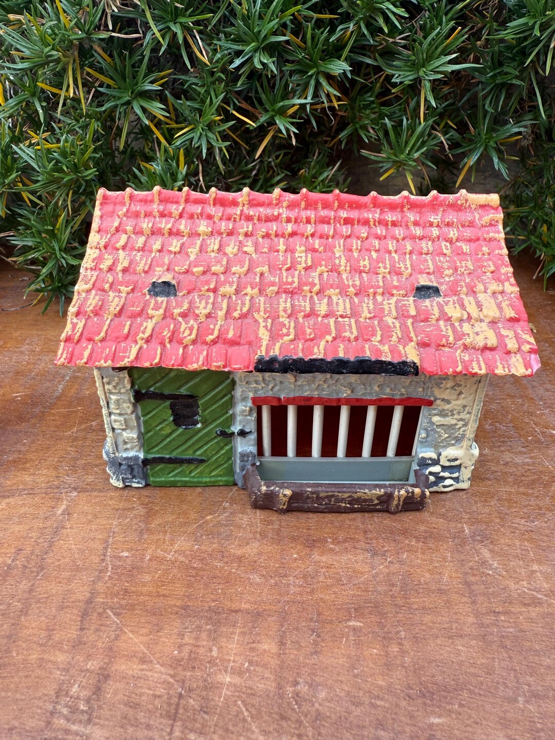 Vintage German Elastolin Train Display Building - Etsy
