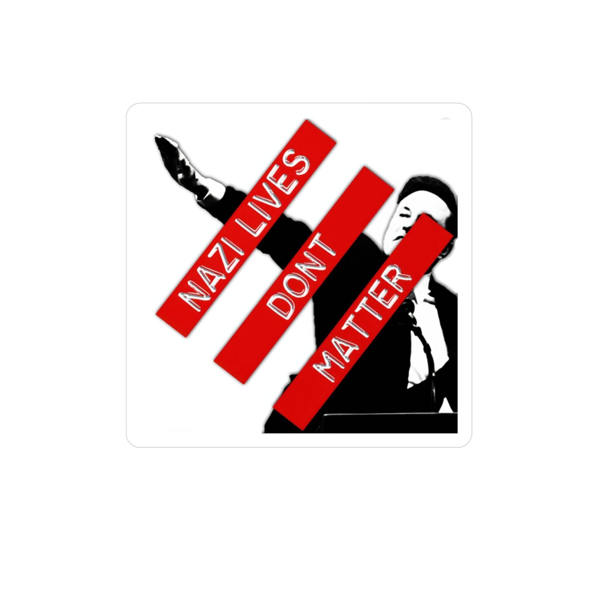 Antinazi Vinyl Decal, Nazi Lives Dont Matter, Bold Statement Sticker ...