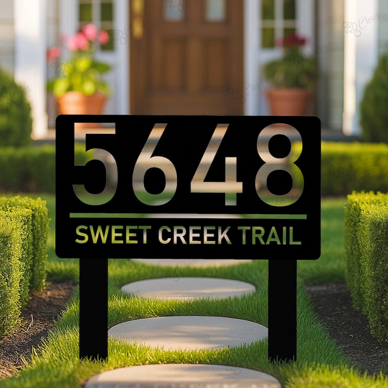 Driveway Address - Etsy