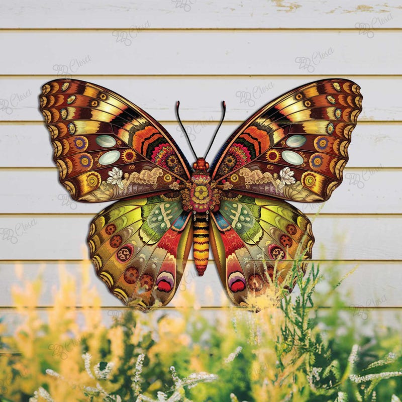 Metal Butterfly Wall Art - Etsy