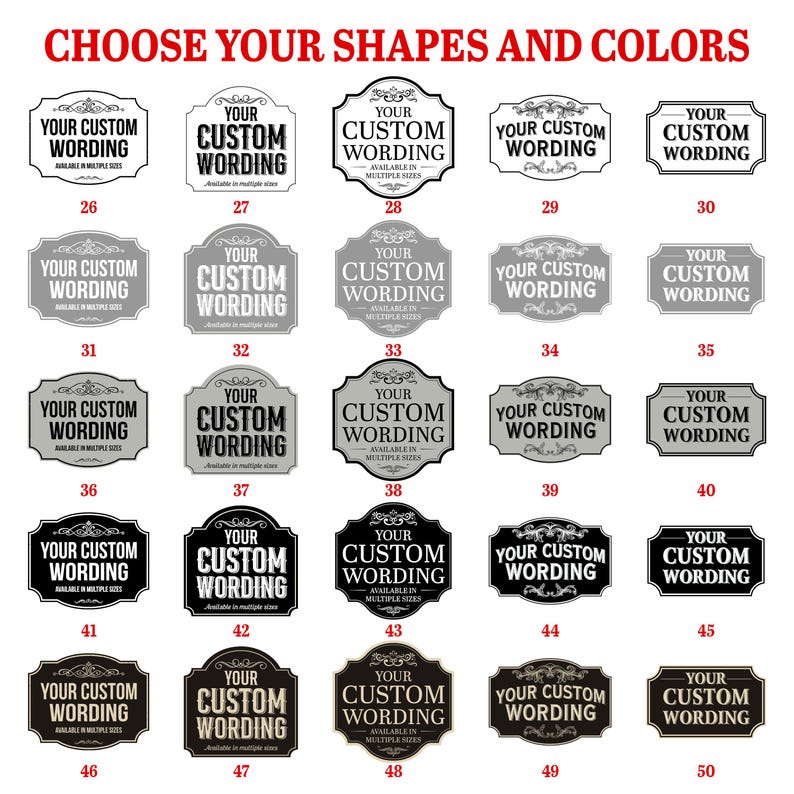 Custom Text Metal Sign, Make Your Own Metal Sign, Indoor/outdoor Decor ...