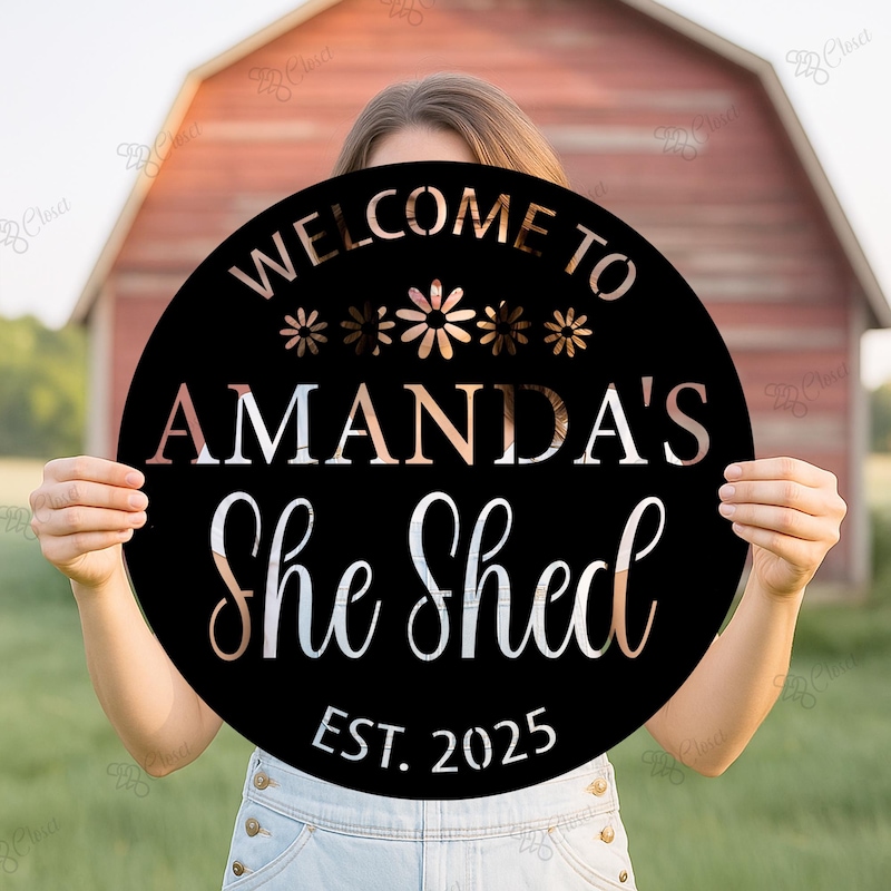 Metal Signs for She Sheds - Etsy UK