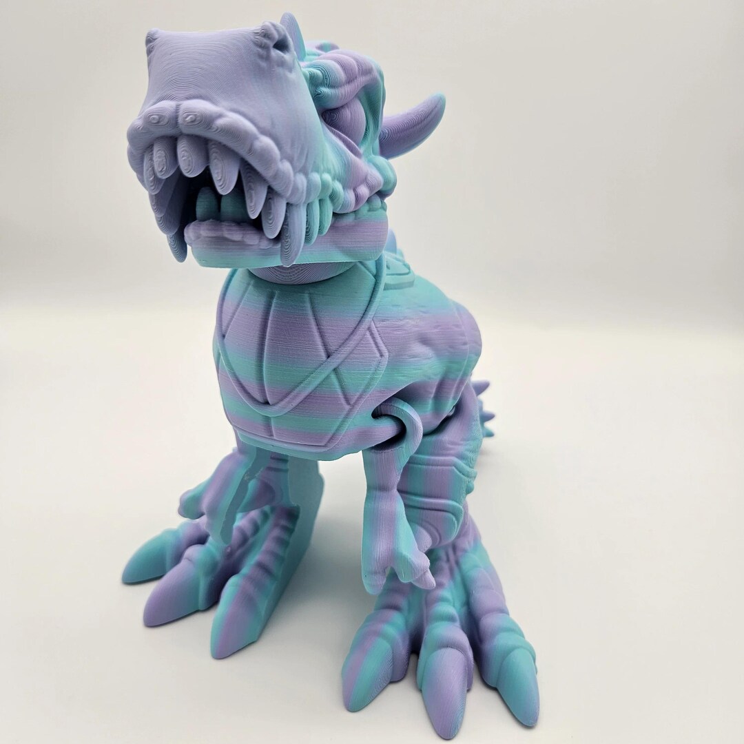 Viking-armor T-rex (poseable) - Etsy