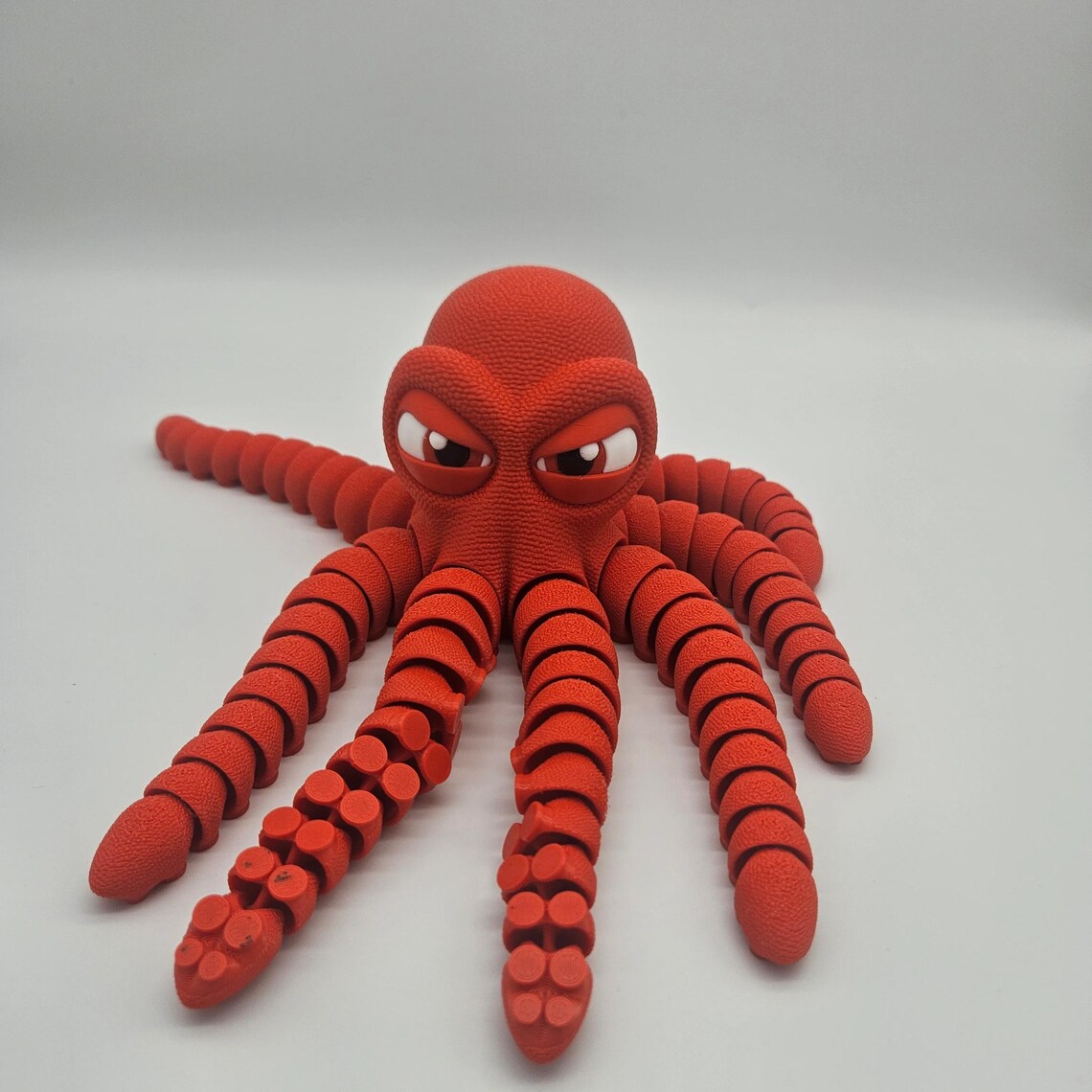 Flexi Angry Octopus - Red or Magenta - Etsy