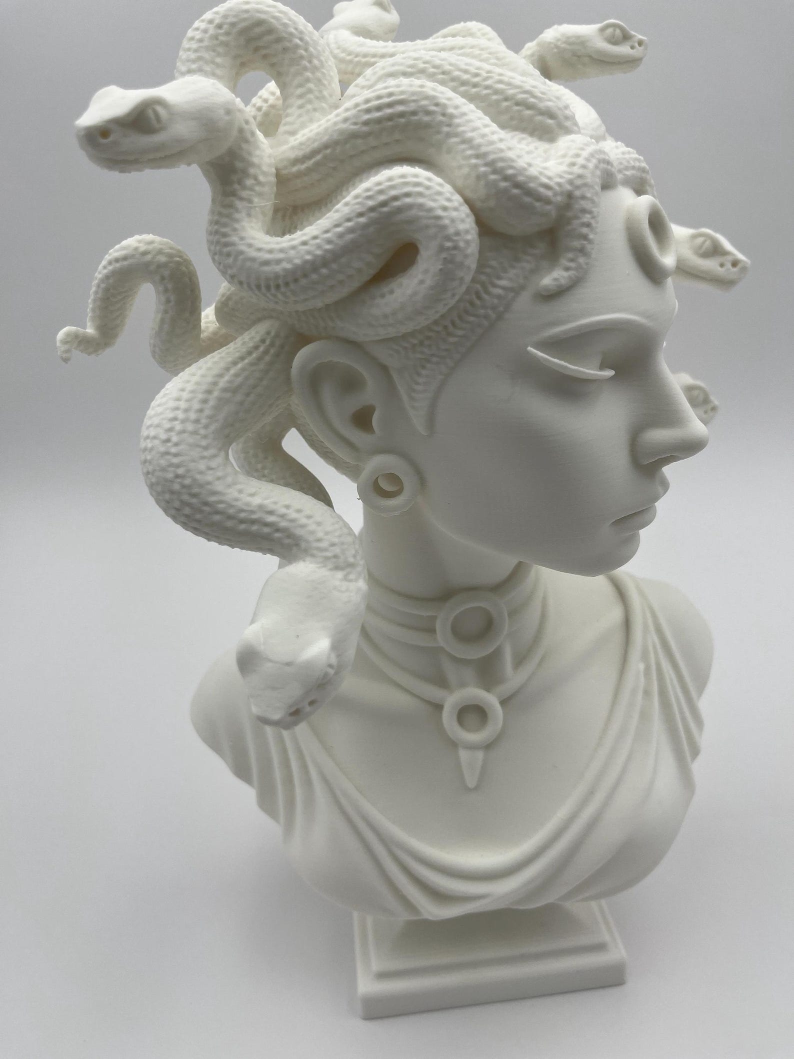 Medusa Bust - Mythic Shelf Sculpture - Etsy