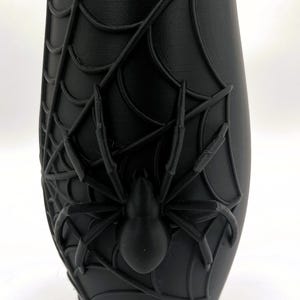 Spider Web Vase - Matte Black - Etsy