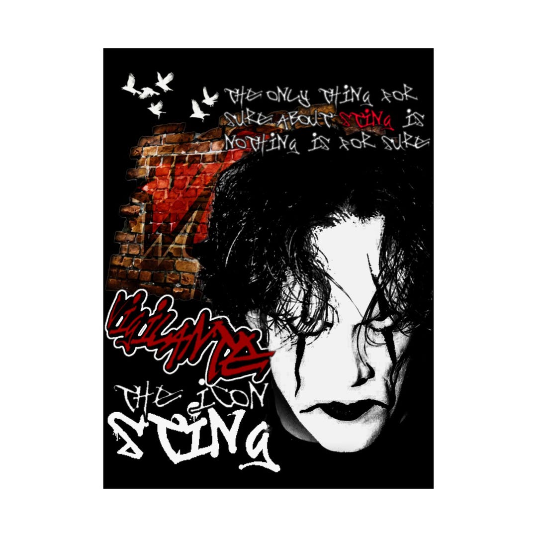 Home Decor: Sting WCW Wrestling Wall Art Poster Print, Satin Finish ...