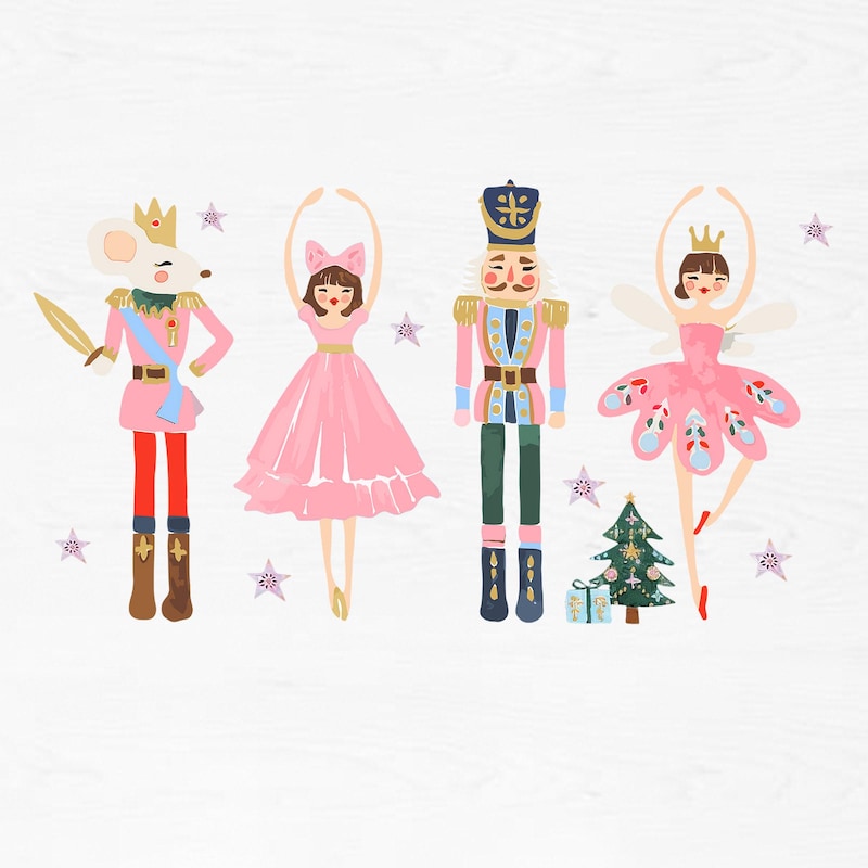 Pink Nutcrackers Print - Etsy