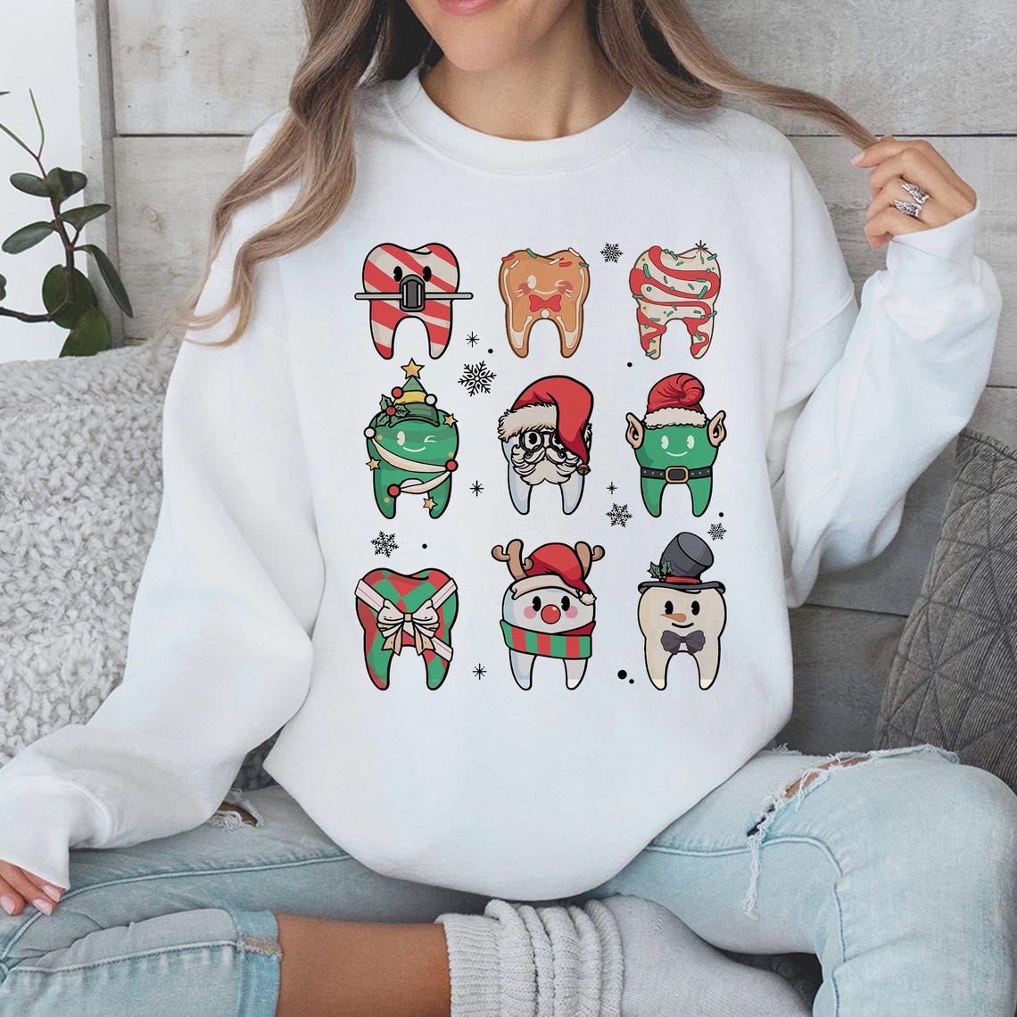 Christmas Teeth Dentist Png, Tooth Christmas Png, Dental Squad ...